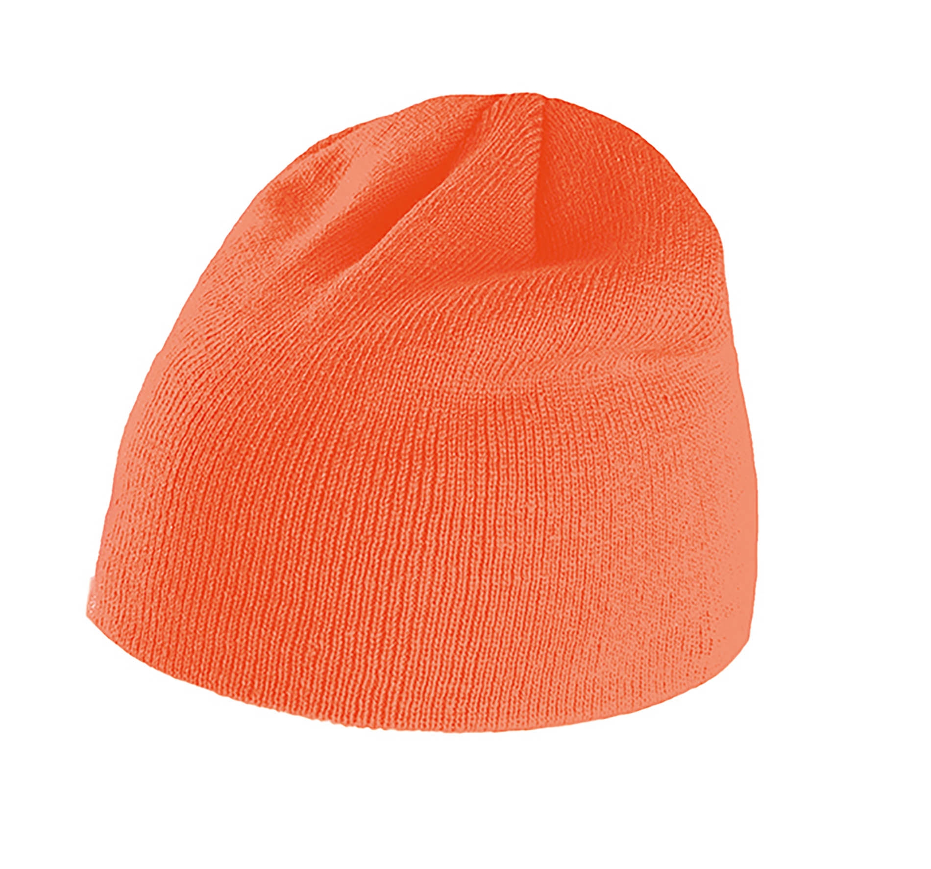 BONNET TRICOTÉ - Fluorescent Orange imprimé et personnalisé pour votre ...